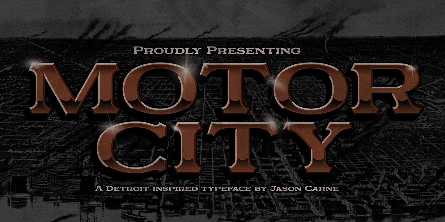 Шрифт Motor City: скачать и установить на web сайт