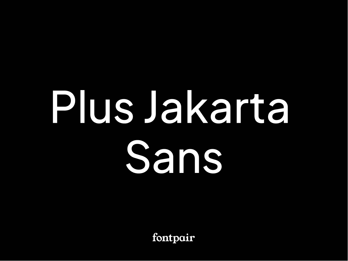 Шрифт Plus Jakarta Sans: скачать и установить на web сайт